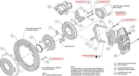 Wilwood Disc Brakes Rear Brake Kit Part No 140 15846 Dr