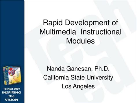 Ppt Rapid Development Of Multimedia Instructional Modules Powerpoint Presentation Id 5317547