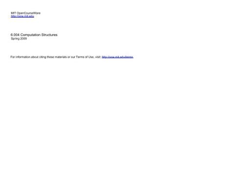 Data Structures Mit Opencourseware