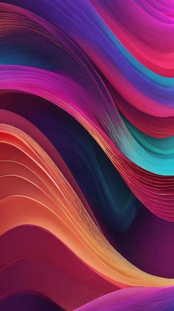 Premium Ai Image Gradient Wave Background To Add A Dynamic And Modern Feel To Your Website