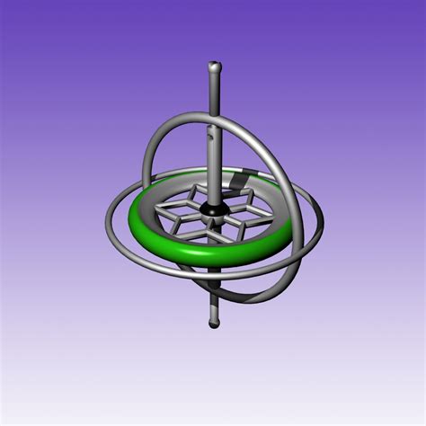Gyroscope Toy 3d Model Sharecg