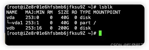 linux挂载未分配的磁盘空间 linux查看未分配的磁盘 csdn博客