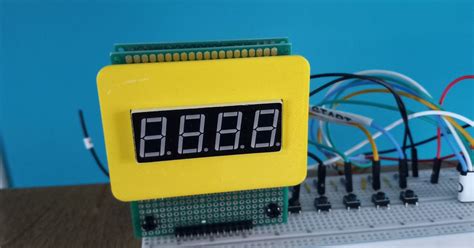 4 Segment 7 Display Cover Plate By Mark Drope Sr Download Free Stl