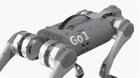 Robot Unitree Go1 Silver Rigged For Cinema 4d 3d Model Turbosquid 2193917