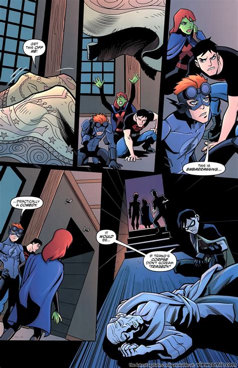 Young Justice Batgirl And Nightwing Kiss