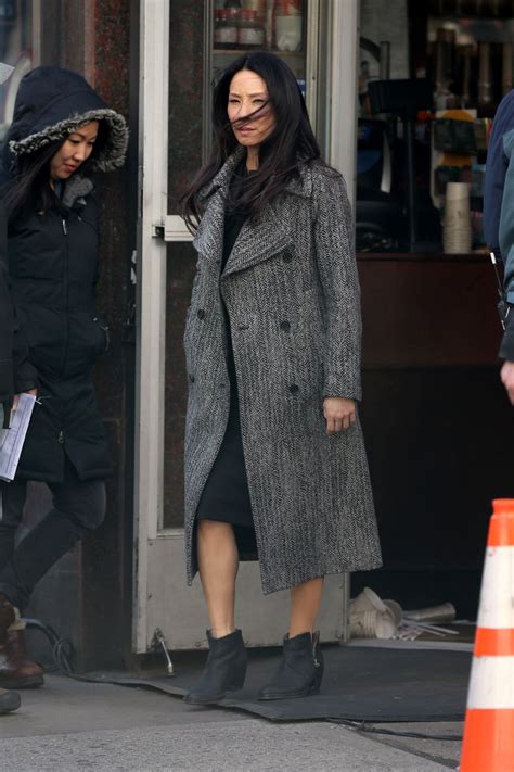Lucy Liu On Set Of Elementary In Nyc 3212016 • Celebmafia