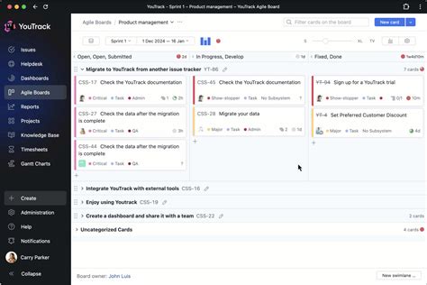 Agile Project Management Features YouTrack