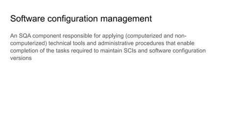 Software Configuration Managementpptx