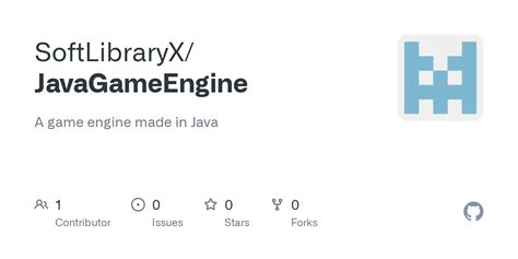 GitHub SoftLibraryX JavaGameEngine A Game Engine Made In Java
