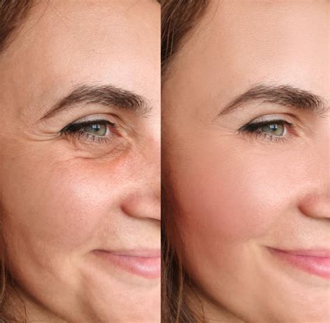 Wrinkled Face Before And After