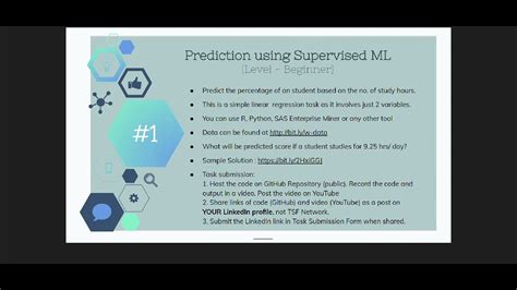 Task 1 Prediction Using Supervised Ml Linear Regressionthe Sparks