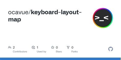 Github Ocavue Keyboard Layout Map