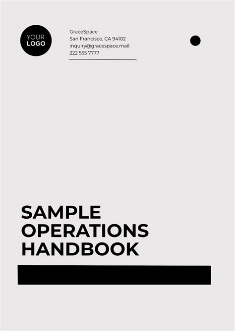 Free Staff Handbook Template To Edit Online