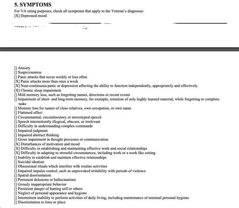 Ptsd Dbq Rating Ideas Rveteransbenefits