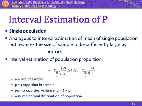 Ppt Inferential Statistics Parameter Estimation Powerpoint