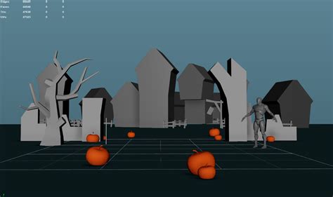 Halloween Scene On Unity Polycount