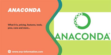 Anaconda Ml Software Pricing Features Pros And Cons