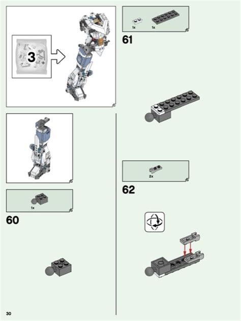 Lego Instructions For Set 71738 Zanes Titan Mech Battle Ninjago