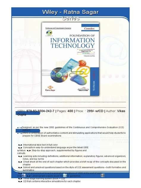 Comdex Foundation Of Information Technology Class 10th Download Free