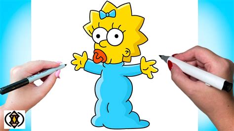 Maggie Simpson Tekening The Simpsons Production Hand Drawn Animation