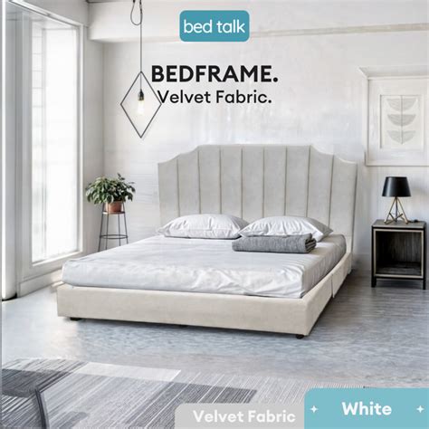 Free Install Bedtalk Keira Chesterfield Bedframe Soft Velvet