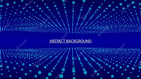 Premium Vector Digital Blue Background Of Particles Abstract Futuristic Dynamic Background Big