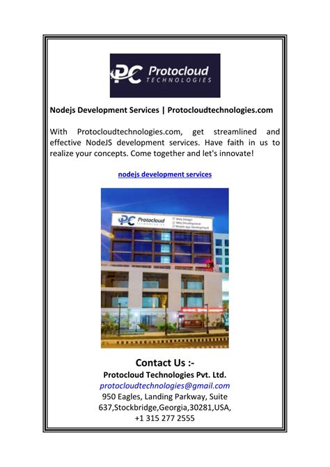 ppt nodejs development services powerpoint