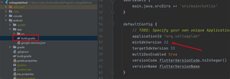 Where Is Flutter Minsdkversion And How To Change It 2023 Flutter Service