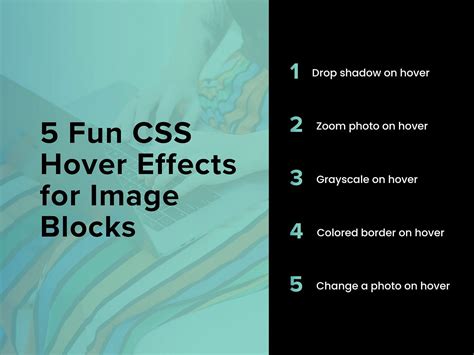5 Fun Css Hover Effects For Image Blocks By Amanda Mcnay Medium