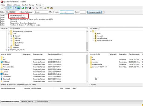 créer un serveur ftp and sftp avec vsftpd
