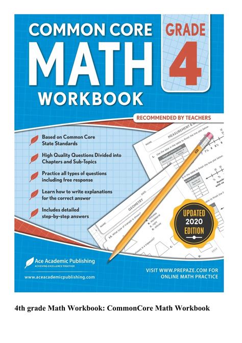 Ppt 4th Grade Math Workbook Commoncore Math Workbook Powerpoint