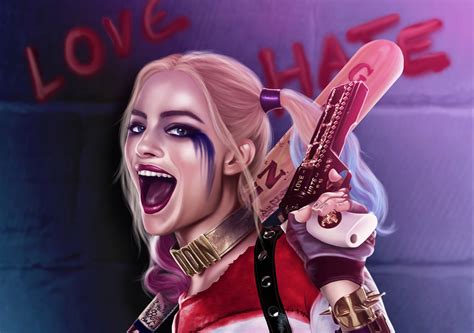 Harley Quinn Artwork 3 Wallpaperhd Artist Wallpapers4k Wallpapers