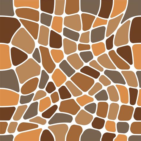 Brown Mosaic Stone Tile Pattern Paving Floor 46915918 Vector Art At
