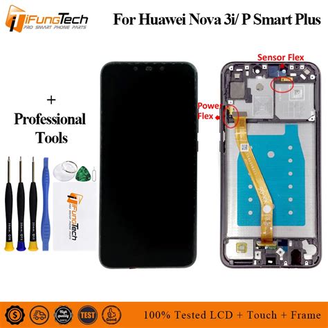 Free Tools For Huawei Nova I Lcd Display Touch Screen With Frame For Huawei P Smart P Smart