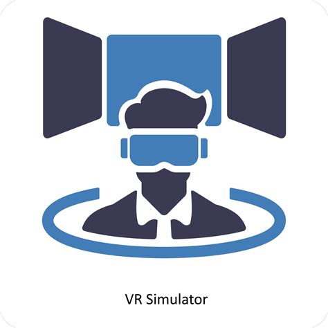 Vr Simulator And Oculus Icon Concept 25903915 Vector Art At Vecteezy