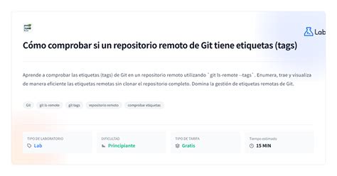 Cómo Comprobar Si Un Repositorio Remoto De Git Tiene Etiquetas Tags