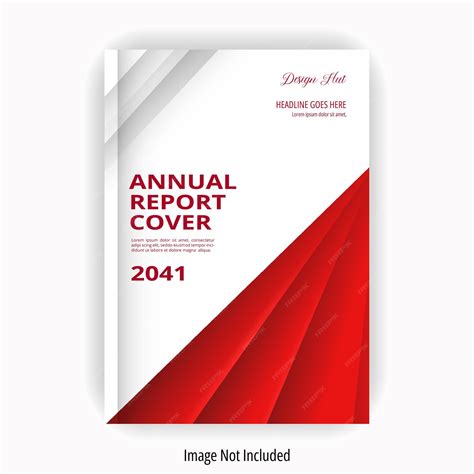 Premium Vector Annual Report Cover Page Design Templates Company