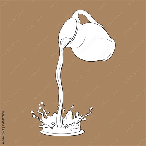 Liquid Spilling Vector At Scott Gerber Blog