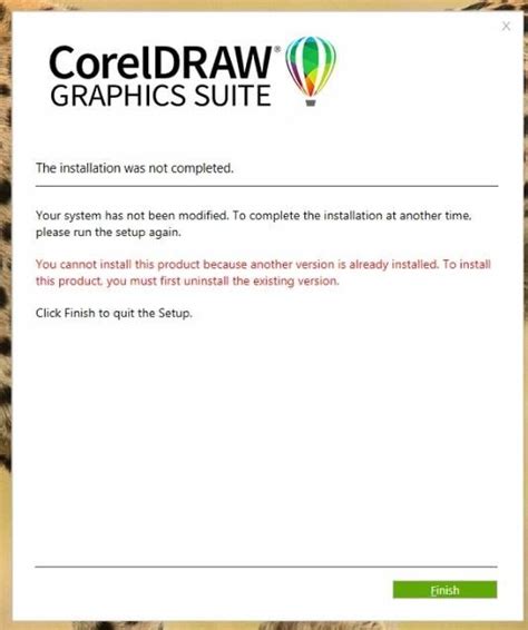 Cannot Install Corel 2023 Subscription Due To Other Installed