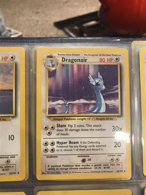 Is This An Error Card Base Set Dragonair With Gold Stamp Opinions