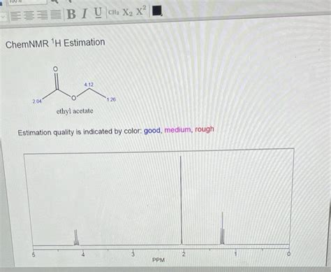 Solved 4 Use ChemDraw To Generate The H And C NMR Spectra Chegg Com