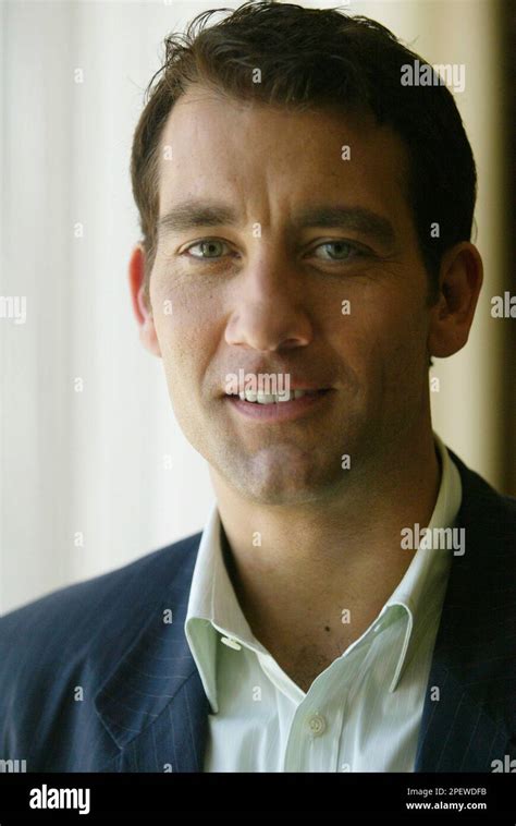 English Actor Clive Owen Poses For A Photo June 26 2004 At A Hotel In