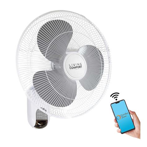 Ventilador Oscilante De Montaje En Pared Con Inclinación Vertical