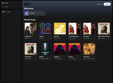 Spotify Clone By Kpirabaharan A Nextjs Template Built At Lightspeed