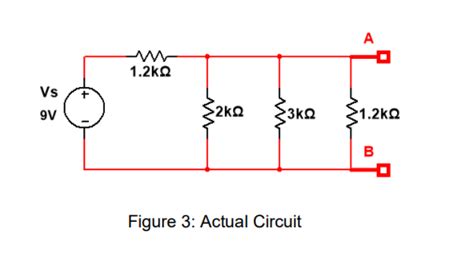 Solved Figure 3 Actual Circuit