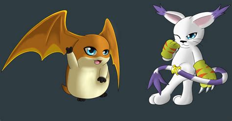 Patamon And Gatomon