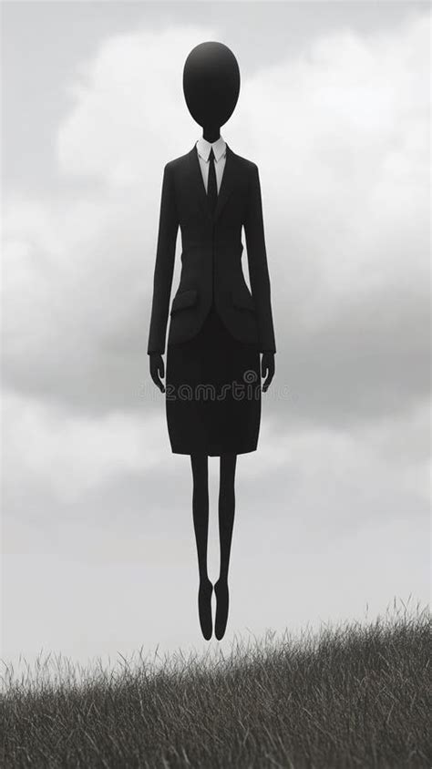 Monochrome Character In A Surreal Atmosphere Representing Economic