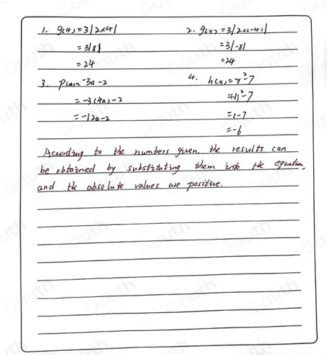 Solved Learning Task 1 Evaluating Functions A Directions Evaluate