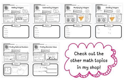 Pre Algebra 7th Grade Middle School Math Circles Circumference Area Notes