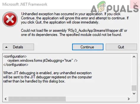 Fix: Could not Load File or Assembly 'RSy3_AudioAppStreamsWrapper.dll ...